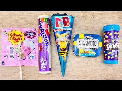 Cone Candy & Snickers Bars | Textured Treat 🍦🍫