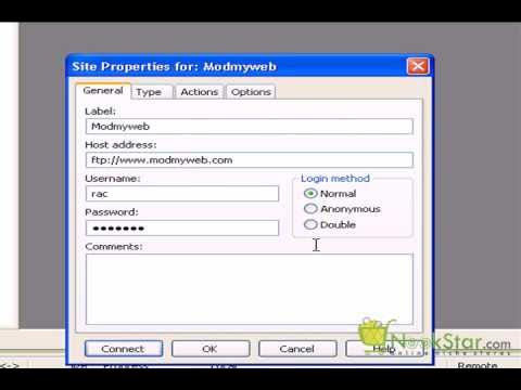 How to upload your website files using CuteFTP. - YouTube