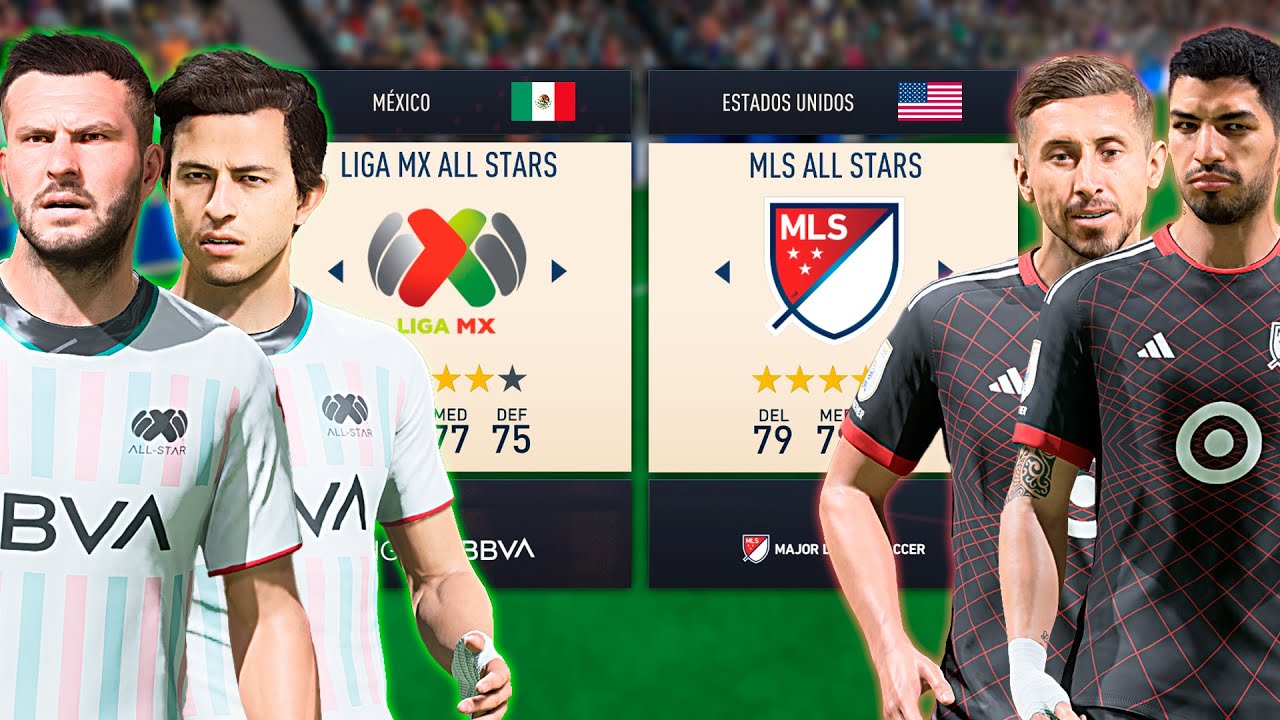 LIGA MX ALL STARS vs MLS ALL STARS en FC 24 - YouTube