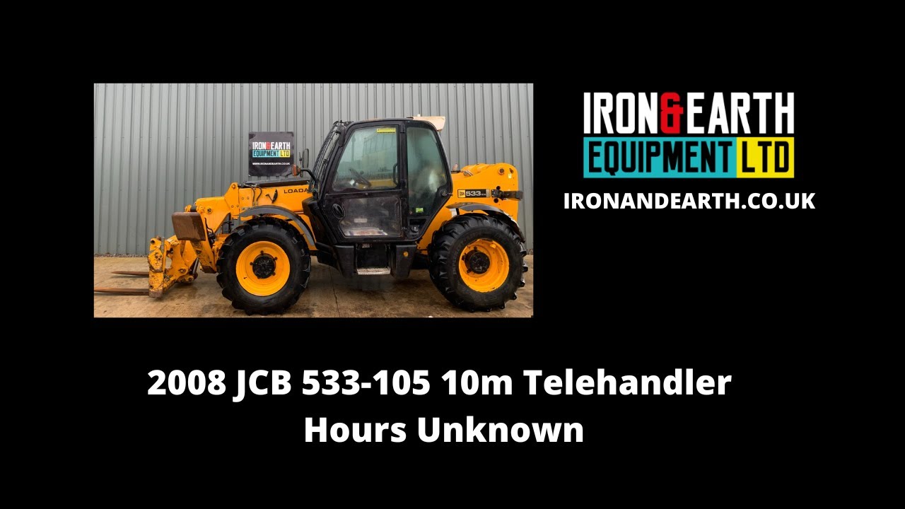 2008 JCB 533-105 10m Telehandler - YouTube