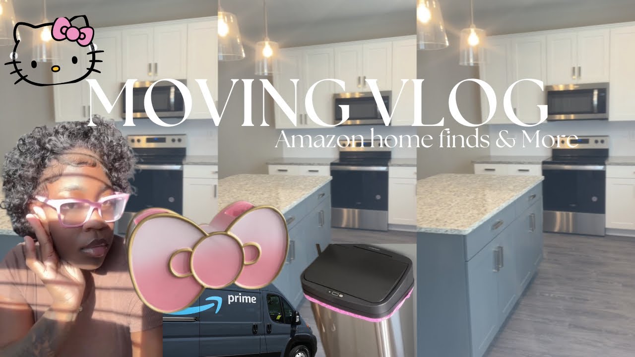 MOVING VLOG #5 🏡🔑| Amazon home finds, Hello Kitty Bathroom & More - YouTube