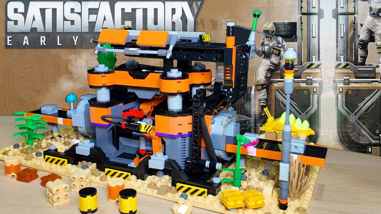 Build Your Own Satisfactory Constructor with Lego - YouTube