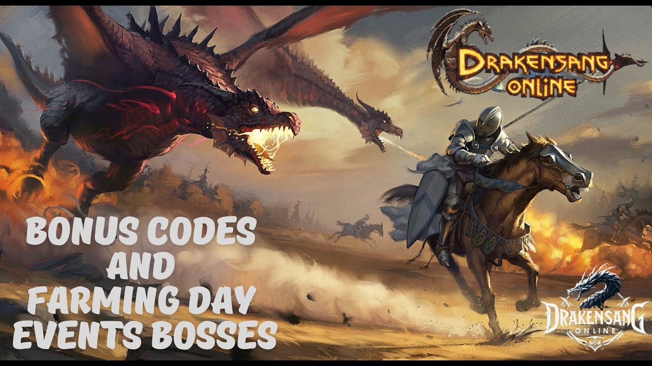 Drakensang Online - Bonus Codes and Farming Day | Event Bosses | Drakensang | Dso - YouTube