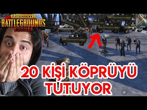 KÖPRÜYÜ 20 KİŞİ KAPATIRSA NE OLUR ? (GEÇEBİLDİK Mİ?) PUBG MOBİLE
