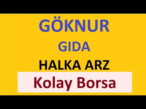 GÖKNUR GIDA HALKA ARZ - (1-2-3 MART) - GOKNR