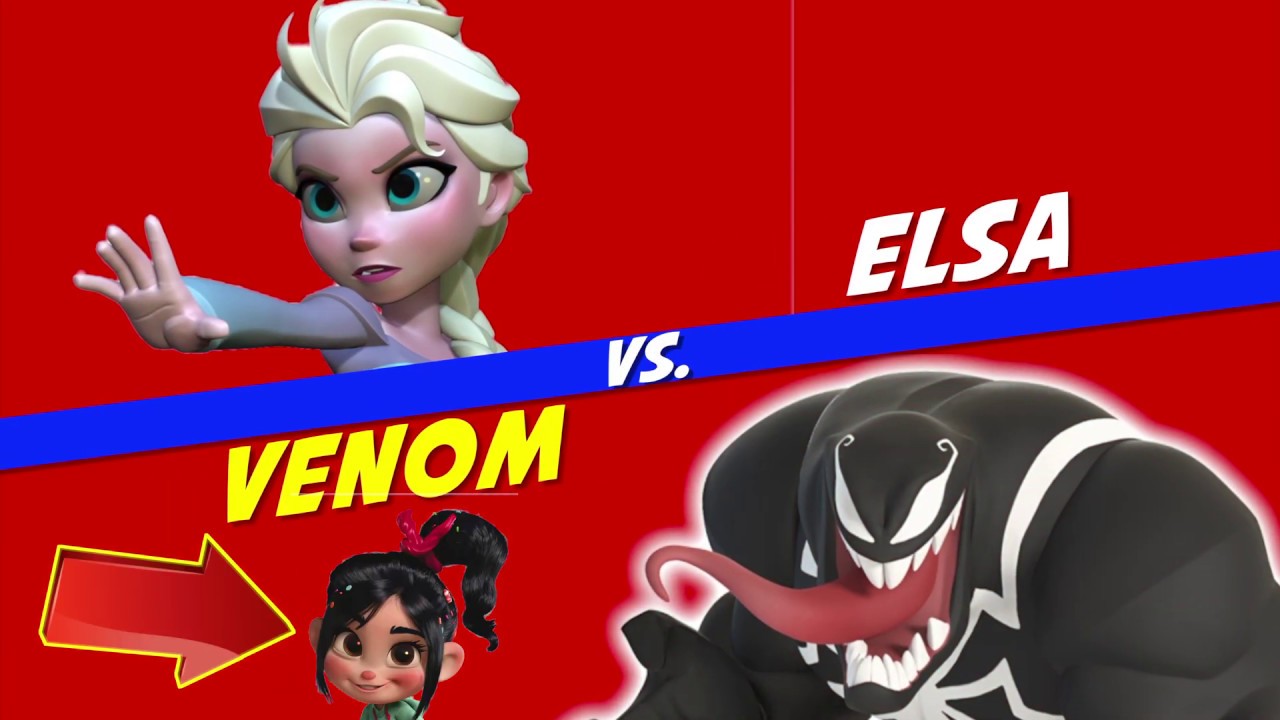 Elsa vs Venom | Frozen 2 Elsa Vanellope von Schweetz stops Symboite ...
