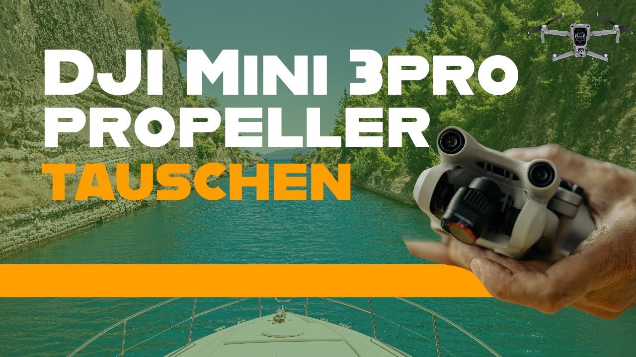 DJI Mini 3 Pro - How to "Propeller Tauschen" - YouTube