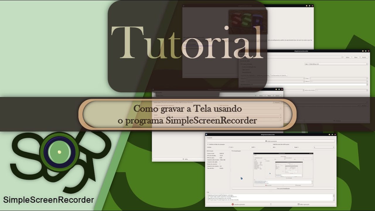 TUTORIAL – Como gravar a Tela usando o programa SimpleScreenRecorder ...