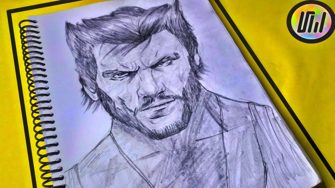 WOLVERINE Pencil Sketch Artwork / @Splash_worx. - YouTube