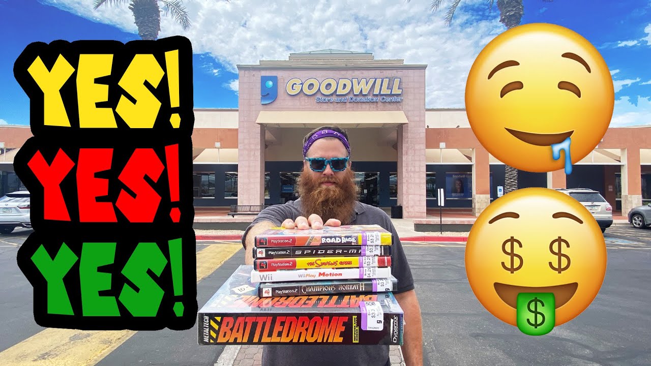 AMAZING Games From GOODWILL!!! | Live Video Game Hunting | Live ...