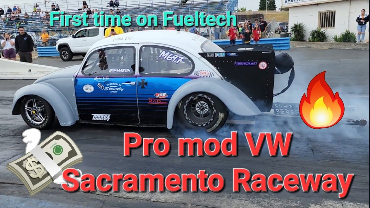 Vw ProMod Drag racing w/Fueltech - YouTube