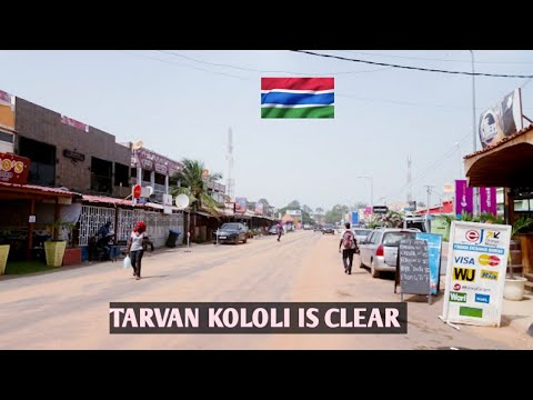 Kololi Tarvan after operations clear the roads The Gambia - YouTube