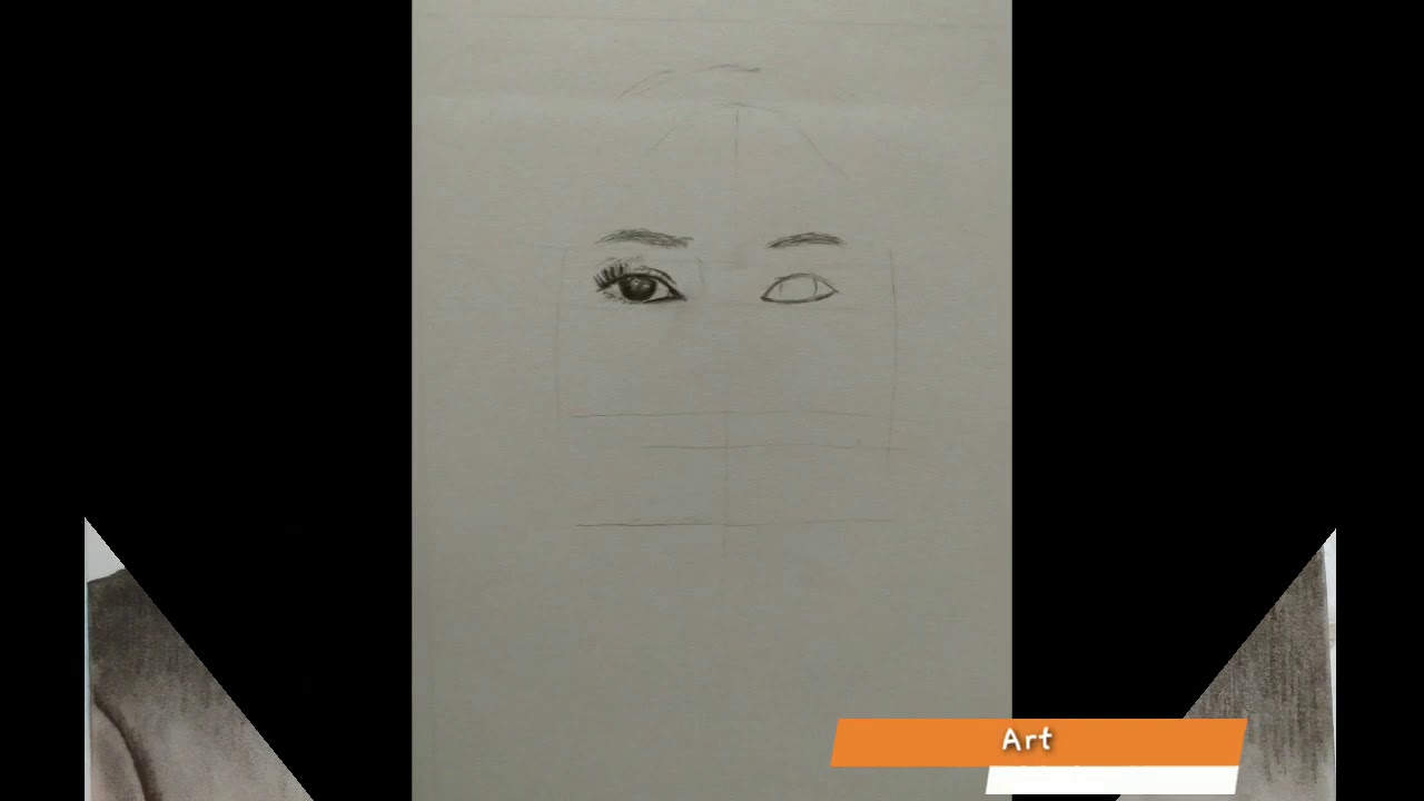 Proses Menggambar Sketsa Wajah - YouTube