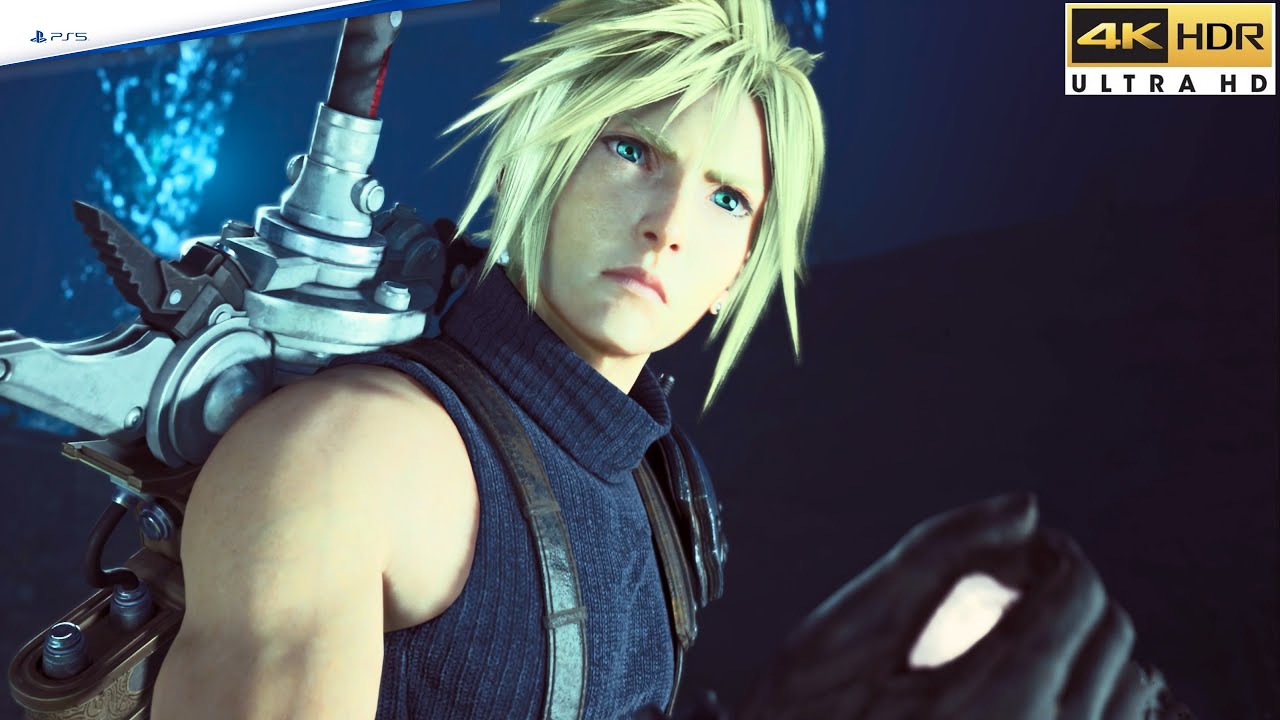 Cloud returns the white materia to Aerith in the Sleeping Forest ...