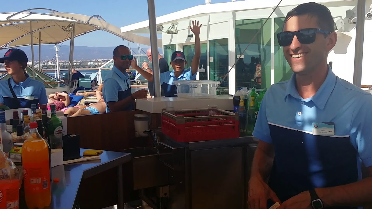 Marella Discovery pool & bar deck 10 - YouTube