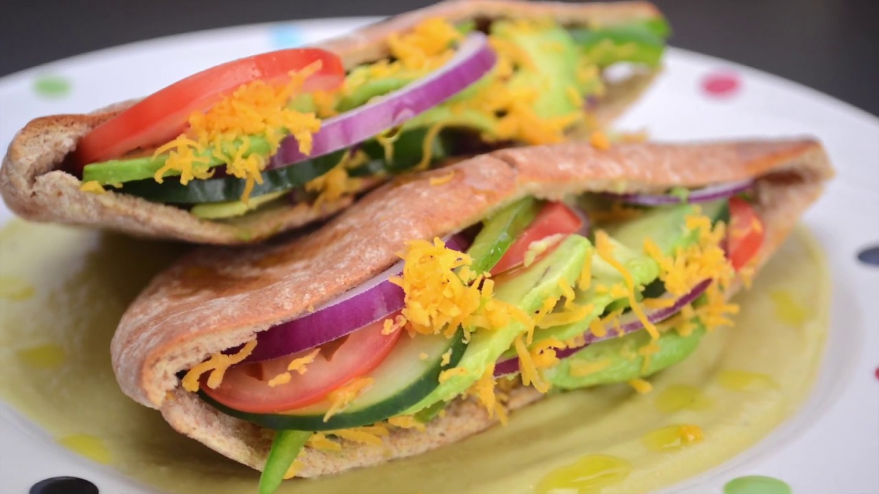 Veggie Pita Pockets - YouTube