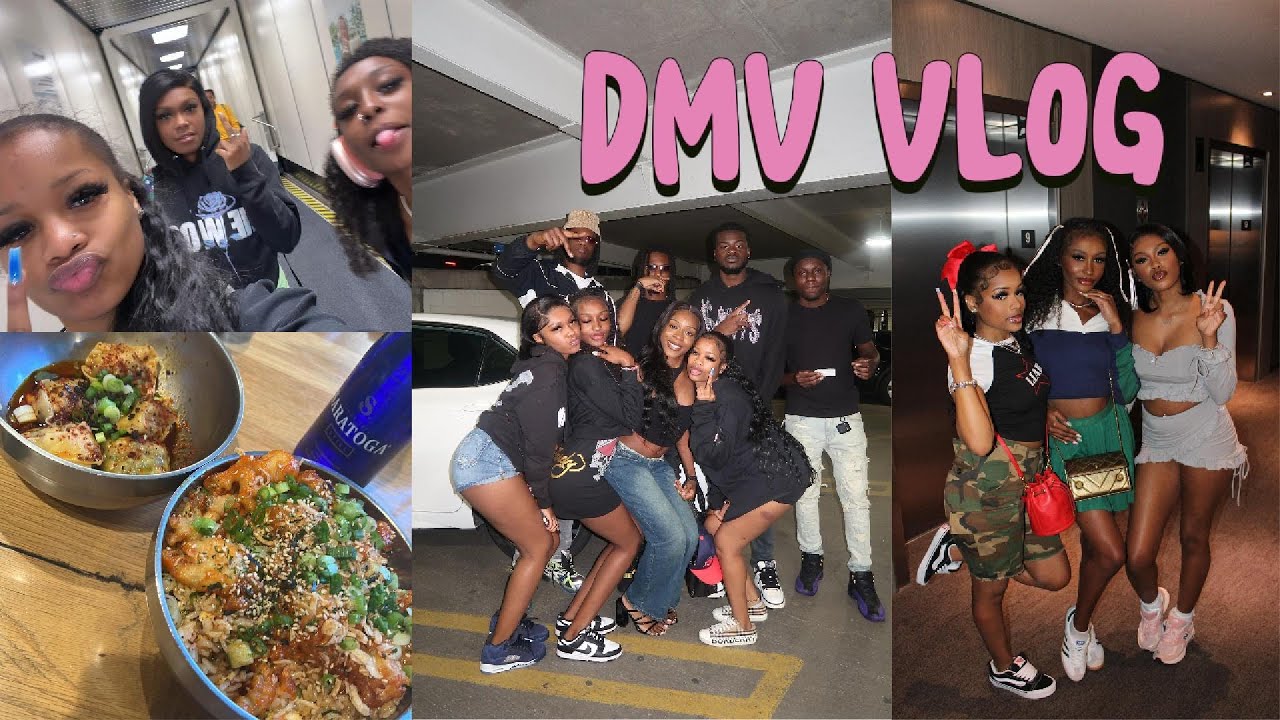 DMV VLOG| girls trip, darty, restaurant, bowling... - YouTube