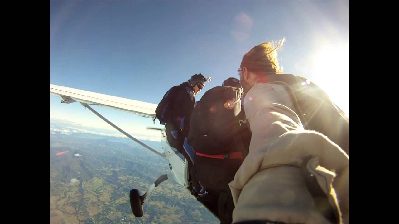 GoPro Wrist mount "Fun In The Air " Skydiving Byron Bay - YouTube