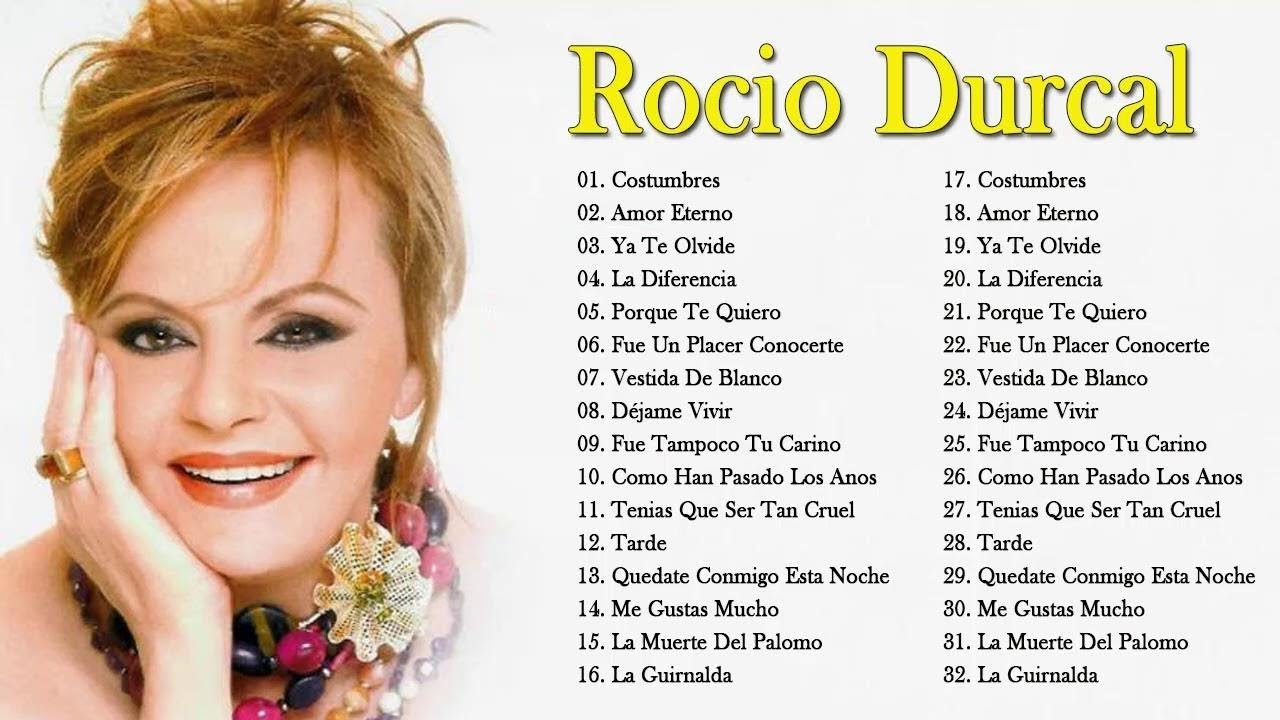 ROCIO DURCAL GRANDES EXITOS MIX - ROCIO DURCAL SUS MEJORES CANCIONES ...
