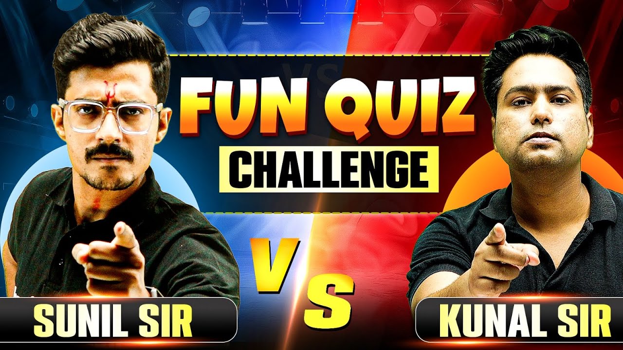 Sunil Sir vs Kunal Sir | Live Fun Quiz Menti Challenge 🔥 - YouTube