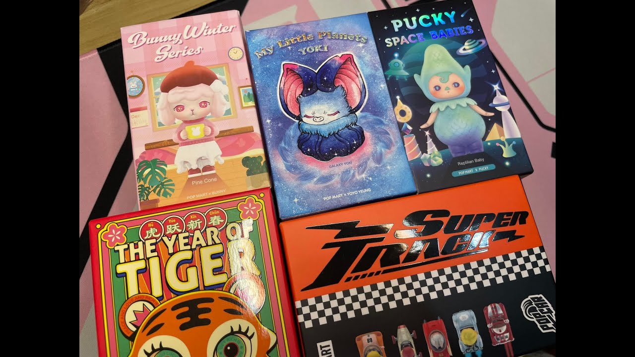 I GOT A RARE FIGURE ON THESE RANDOM POP MART BLIND BOXES - YouTube