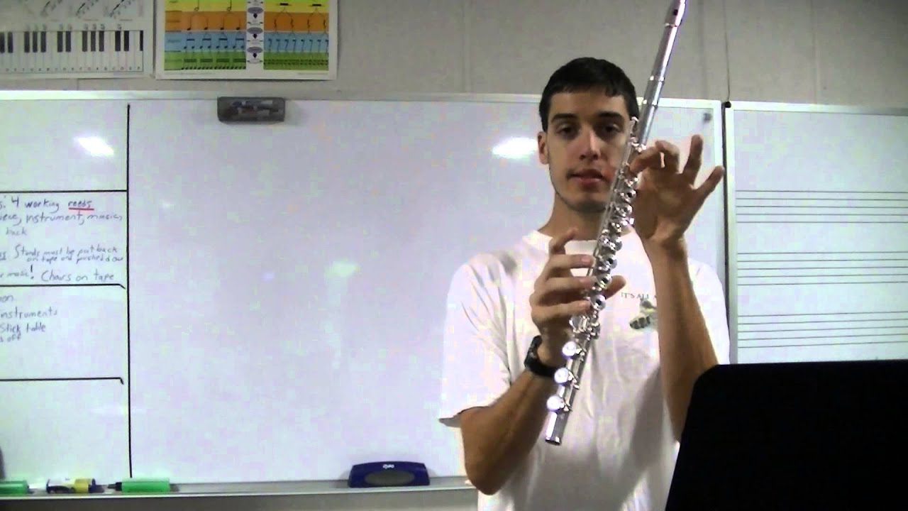 Flute lesson 1 - YouTube