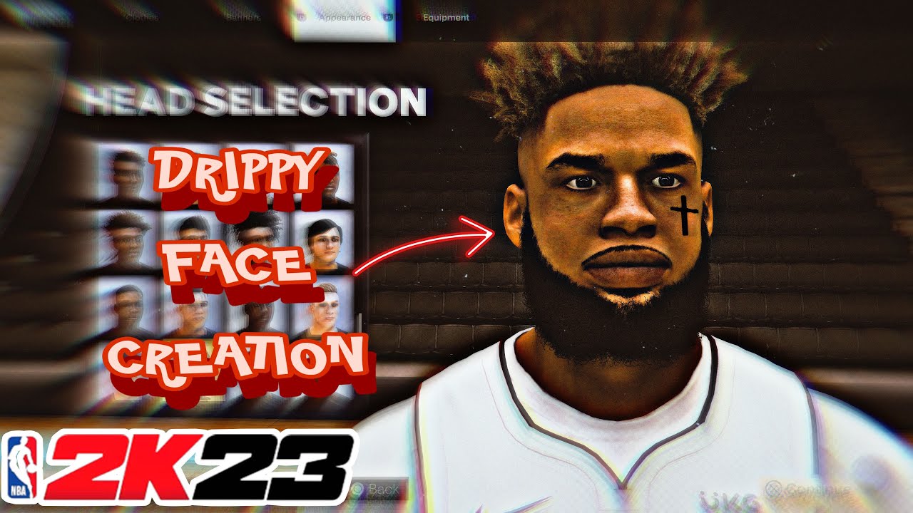 BEST DRIPPY FACE CREATION ON NBA 2K23 NEXT GEN! - YouTube
