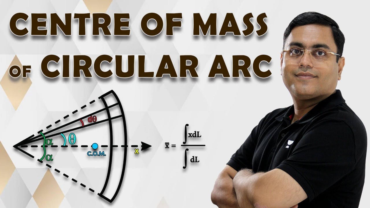 Centre of Mass of Circular Arc | Nitin Sinha Sir - YouTube