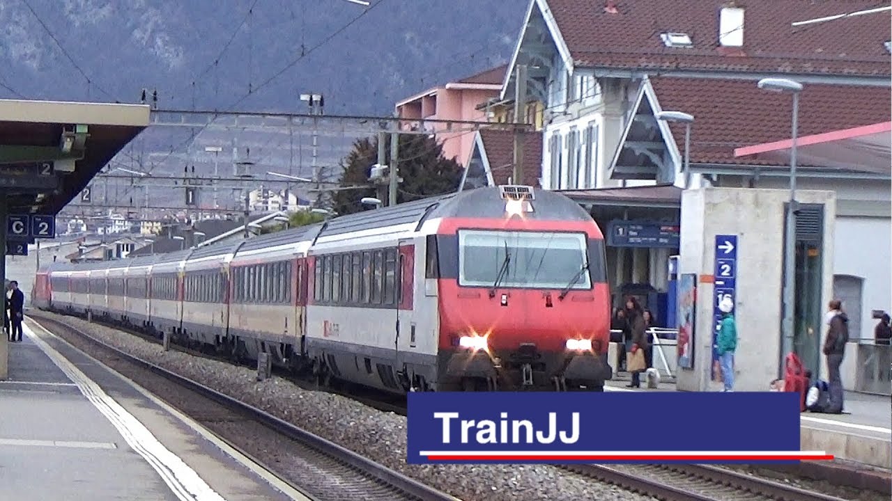 Aigle Switzerland | Gare d’ Aigle | Bahnhof | RE460 - InterRegio IR90 ...