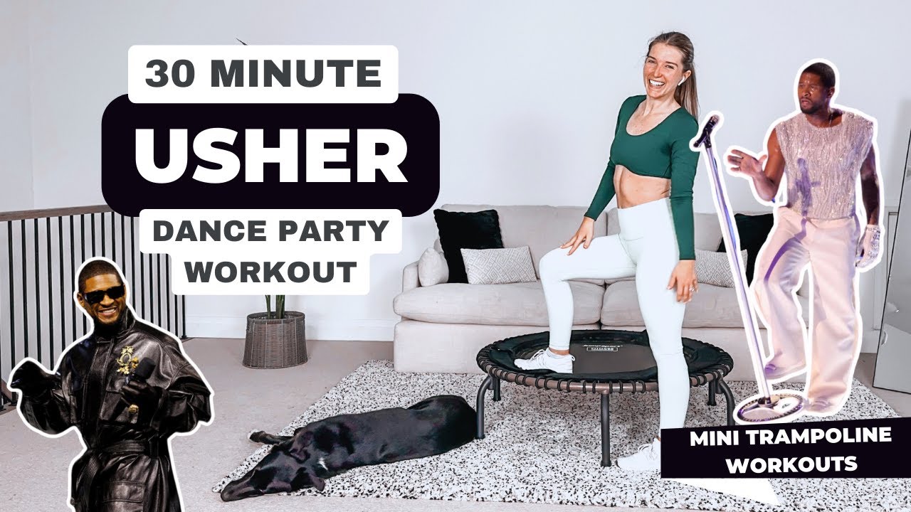 Usher Hits Mini Trampoline Workout | 30-Minute Jump&Jacked Session for ...