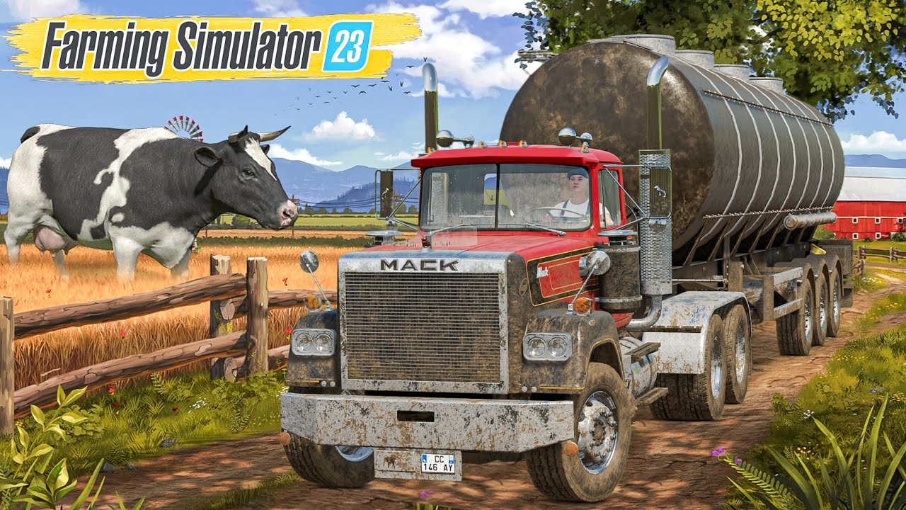 Milk Transport With Mack Truck In Fs23 | Fs23 Full Gameplay | Timelapse ...