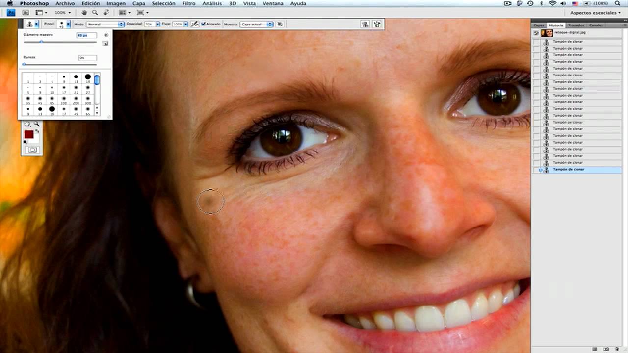 Como hacer un retoque digital. - YouTube