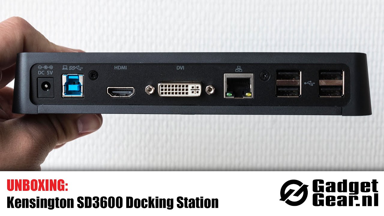 Unboxing: Kensington SD3600 Docking Station - YouTube