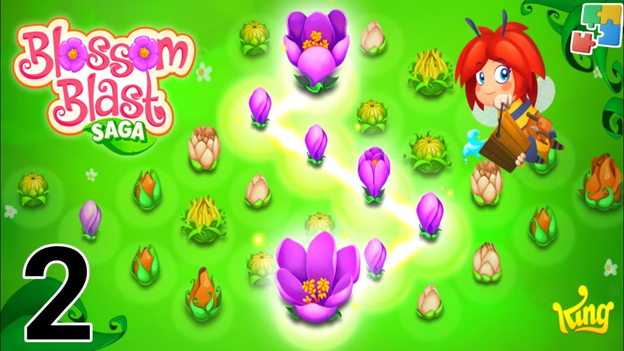 Blossom Blast Saga Gameplay | Flower Matching Puzzle Challenge Gameplay ...