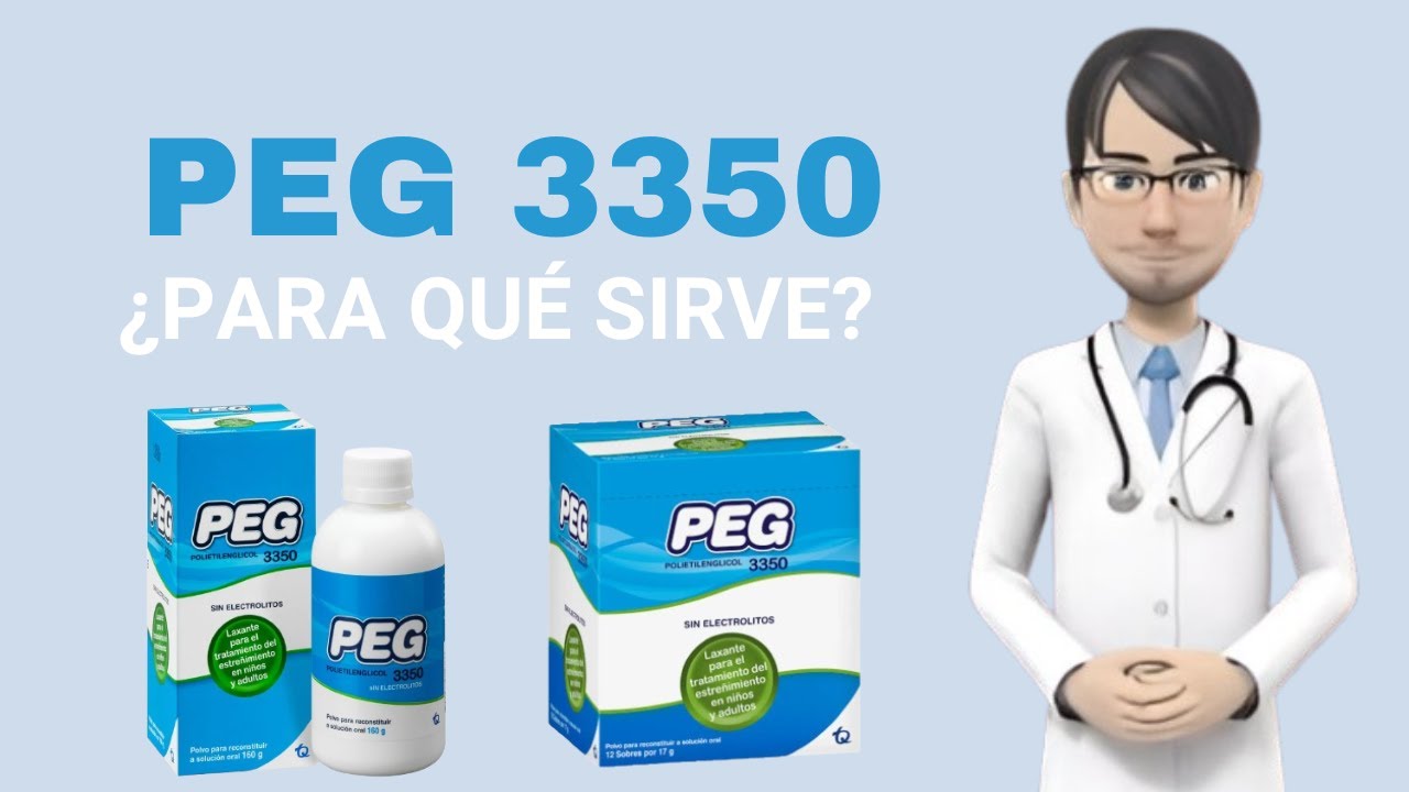 PEG 3350, polietilenglicol 3350, polyethylene glycol 3350 review - YouTube