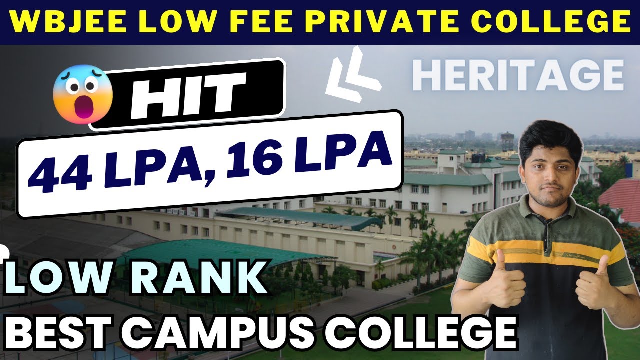 WBJEE BEST PRIVATE COLLEGE | HIT KOLKATA | HERITAGE INSTITUTE OF ...