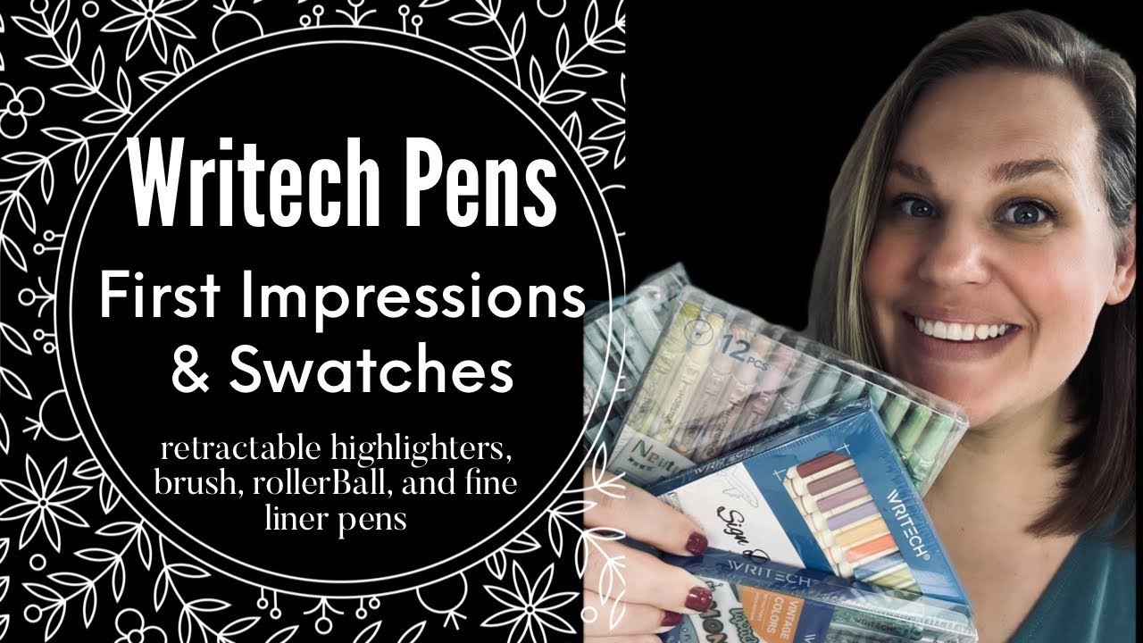 Writech Pen Haul | Swatches & First Impressions | Amazon Pens - YouTube