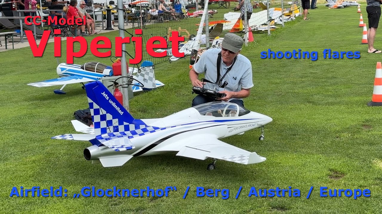 CC-Models "Viperjet", shooting flares - YouTube
