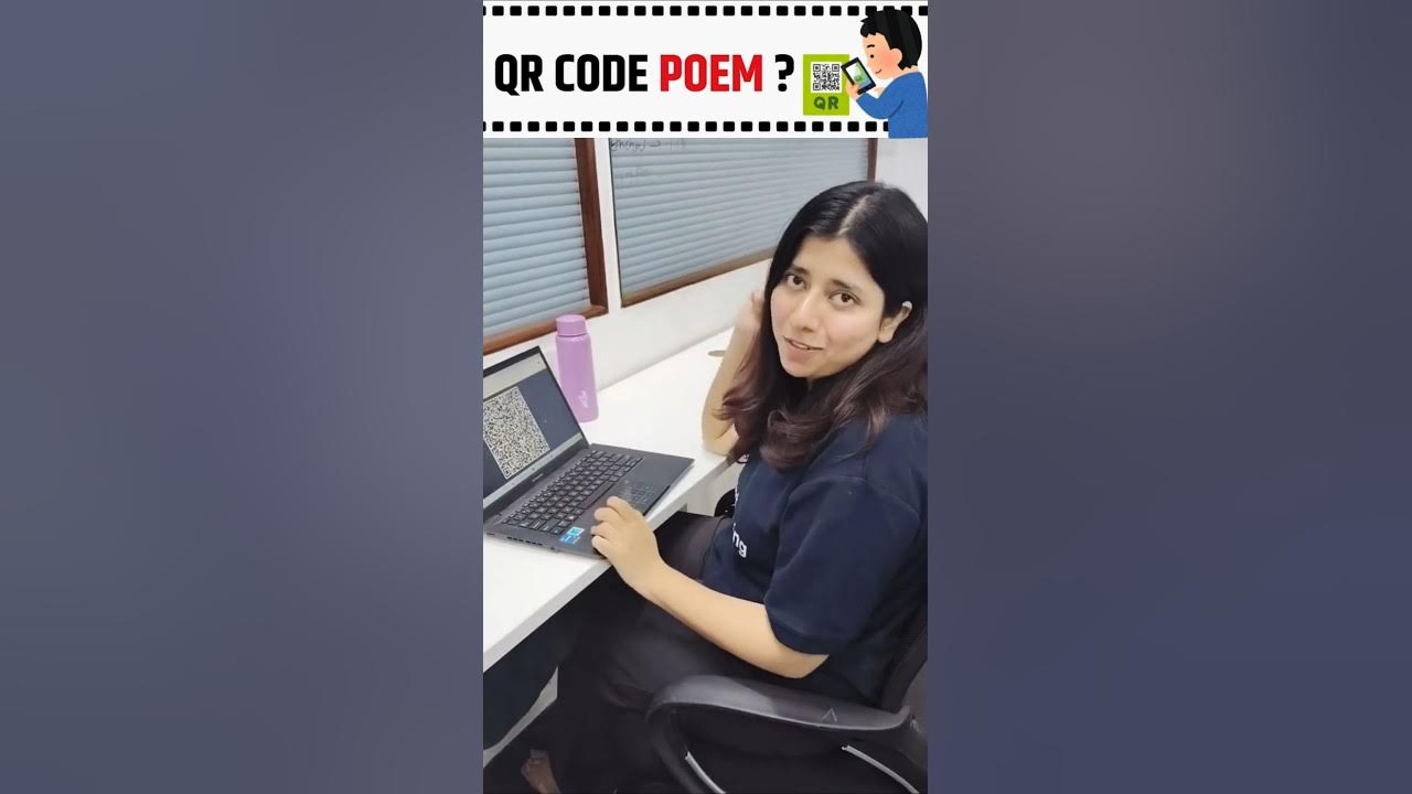 What is QR Code Poem ? | Ayesha Mam #digitalliterature #qrcode #qrscan #trnding #learning - YouTube
