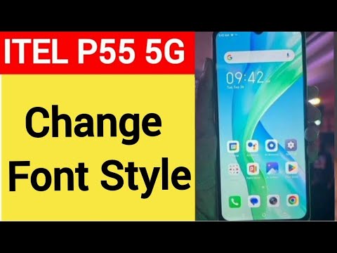 How to change font style, itel P55 5G me font style change kaise karen ...