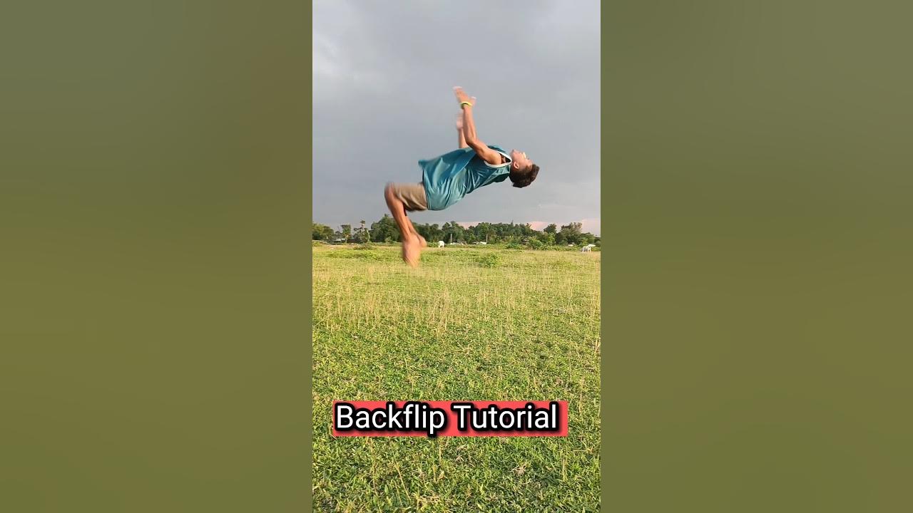 backflip Tutorial 😍 in 30 second 😱 || how to learn backflip #desiflipper ##backflip #shorts ...