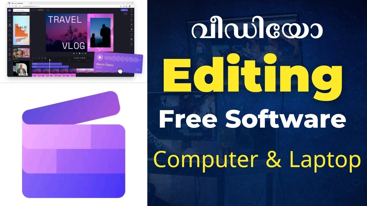 Video Editing Malayalam App | Free Software | Computer & Laptop | Clip Champ - YouTube