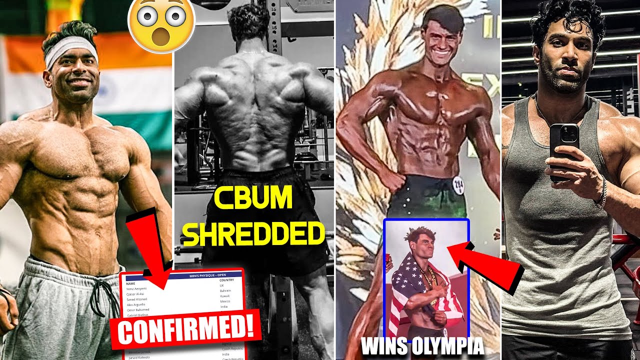 BREAKING: Junaid In Prague Pro!🔥...Cbum Is Shredded, Jeff Wins Olympia ...