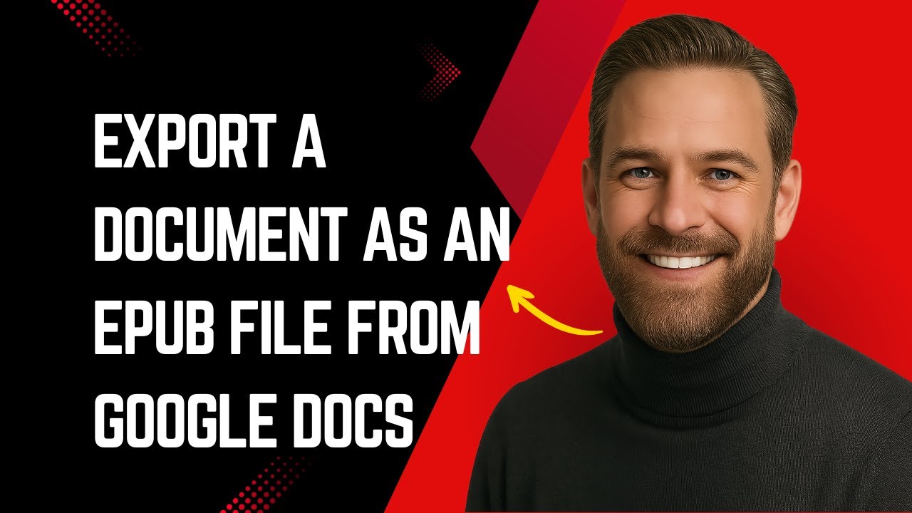 How To Export A Document As Epub In Google Docs Fast And Easy! - YouTube