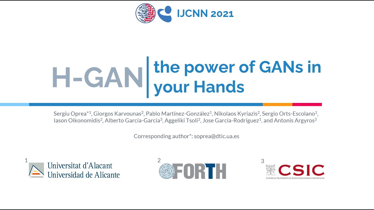 HandGAN (H-GAN): the power of GANs in your Hands - YouTube