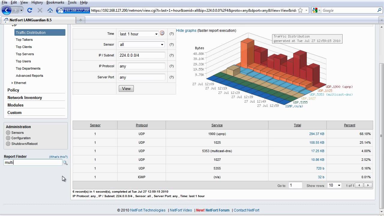 2 Minute Guide :: Detecting multicast traffic on your network - YouTube