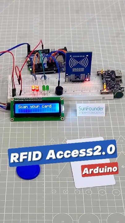 Make Your Own RFID Entry System in Minutes! 🔧💳 #arduino #ultrasound # ...