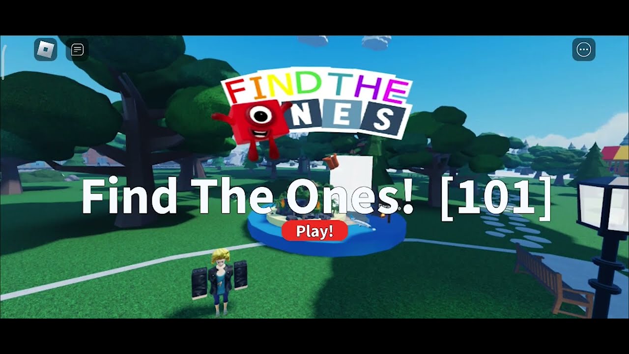 Finding Numberblock One Viariants Roblox Part 1 - YouTube