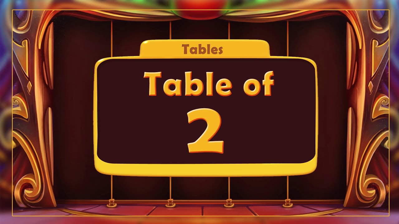 Table of 2 | Tables | Maths Tables | Learning Tables for Kids ...
