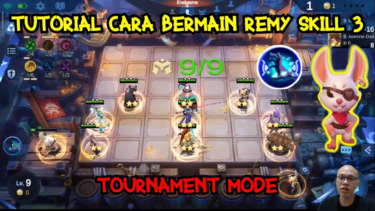 TUTORIAL CARA BERMAIN REMY SKILL 3 - MAGIC CHESS MOBILE LEGENDS - YouTube